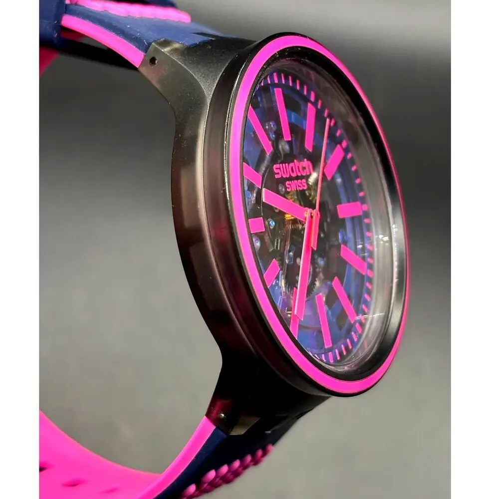 Swatch | Accessories | Swatch Big Bold Blue Taste So27b11 Swiss Made ...